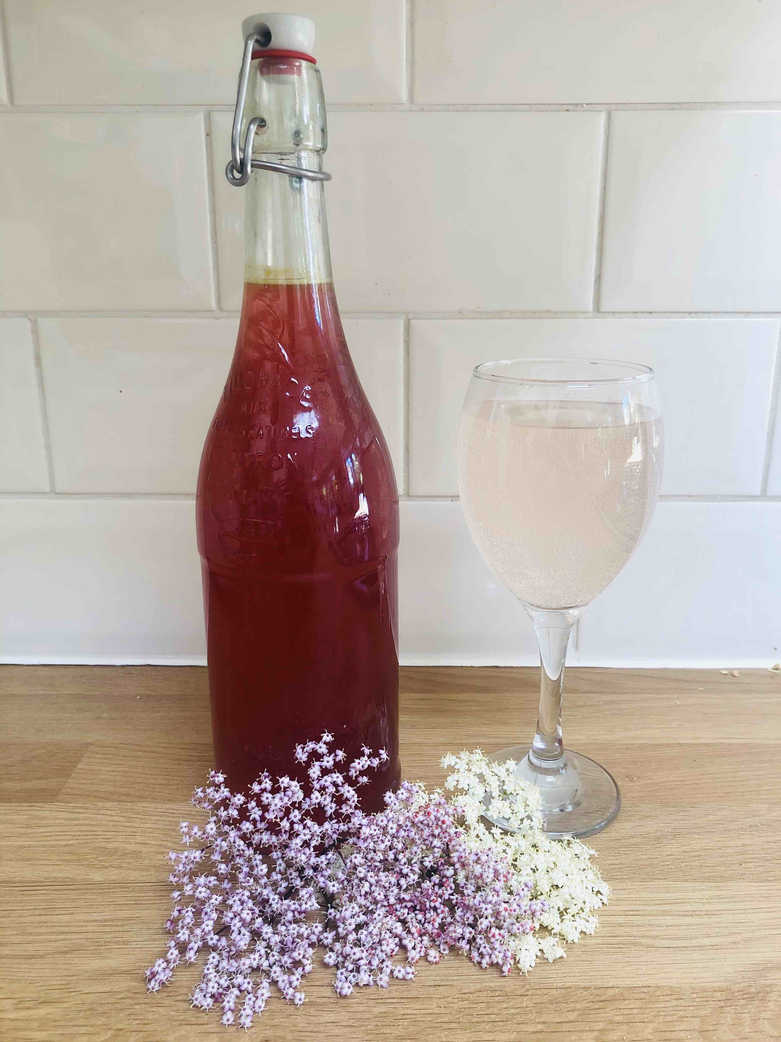 Homemade Elderflower Cordial – a little vegan